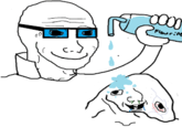 Jarvis take their argument, convert it into a wojak image depicting ...