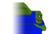 Dancing Pepe ( Blue Screen ) | Smug Frog | Know Your Meme