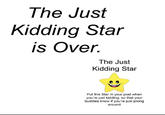 Star Posting / The Just Kidding Star | Know Your Meme
