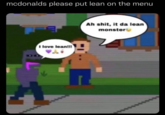 purple guy loves lean | I Love Lean!!! | Know Your Meme