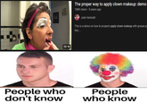 Putting on Clown Makeup | Know Your Meme