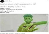Beast Boy Seven Fingers Mode | Beast Boy / Guy Holding Up Four Fingers ...