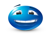 Bluemoji Uncertain Smiley Face | Blue Emoji | Know Your Meme