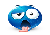 Bluemoji Cookie Muncher / Blue Emoji Eating a Cookie | Blue Emoji ...