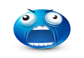 Bluemoji Cookie Muncher / Blue Emoji Eating a Cookie | Blue Emoji ...