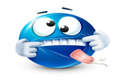 Bluemoji Holding It In / Blue Emoji Stifling a Laugh | Blue Emoji ...