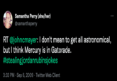 Mercury Is in Gatorade | Know Your Meme