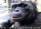Think Twice? I Don't Even Think Once | Know Your Meme
