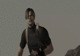 Leon Kennedy Dramatically Falling | Know Your Meme