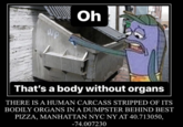 Body Without Organs | Know Your Meme