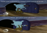 Blue Mouse Entering And Leaving / Winslow's Seen Enough | Know Your Meme