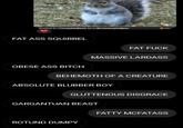 /r/fatsquirrelhate | Know Your Meme
