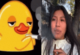 Duck Smoking GIF | Know Your Meme