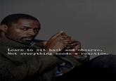 Learn to Sit Back and Observe, Not Everything Needs a Reaction | Know ...