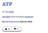 ATP (Slang) | Know Your Meme
