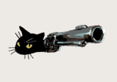 Cat With A Gun Redraws | Know Your Meme