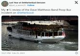 Dave Matthews Band Chicago River Poop Incident | Know Your Meme
