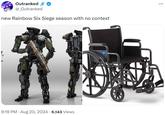Rainbow Six Siege Wheelchair Operator | Know Your Meme