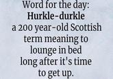 Hurkle Durkle | Know Your Meme