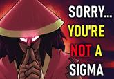 Sorry You're Not a Sigma | Know Your Meme