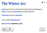 Winter Arc | Know Your Meme
