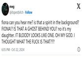 Fiona, Is That A Ghost Behind You? | Know Your Meme