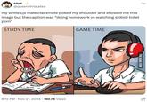 Study Time vs. Game Time | Know Your Meme
