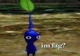 Blue Pikmin "Im Fag?" | Know Your Meme