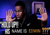 Edwin side-profile silhouette photo | My Name is Edwin | Know Your Meme