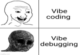 March 3rd, 2025 tweet by @catalinmpit | Vibe Coding | Know Your Meme