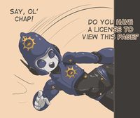 SAY, OL' CHAP! DO YOU HAVE A LICENSE TO VIEW THIS PAGE? 38