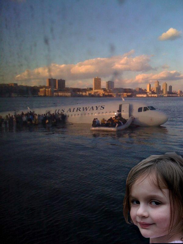 Disaster Girl Meme Transparent