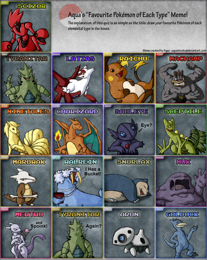 [Image - 156014] | Pokemon Type Meme | Know Your Meme