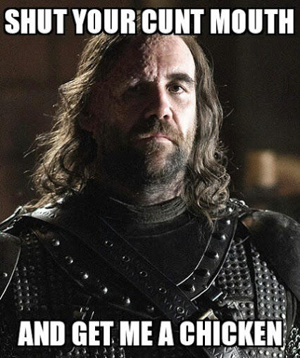 The Hound Chicken Meme