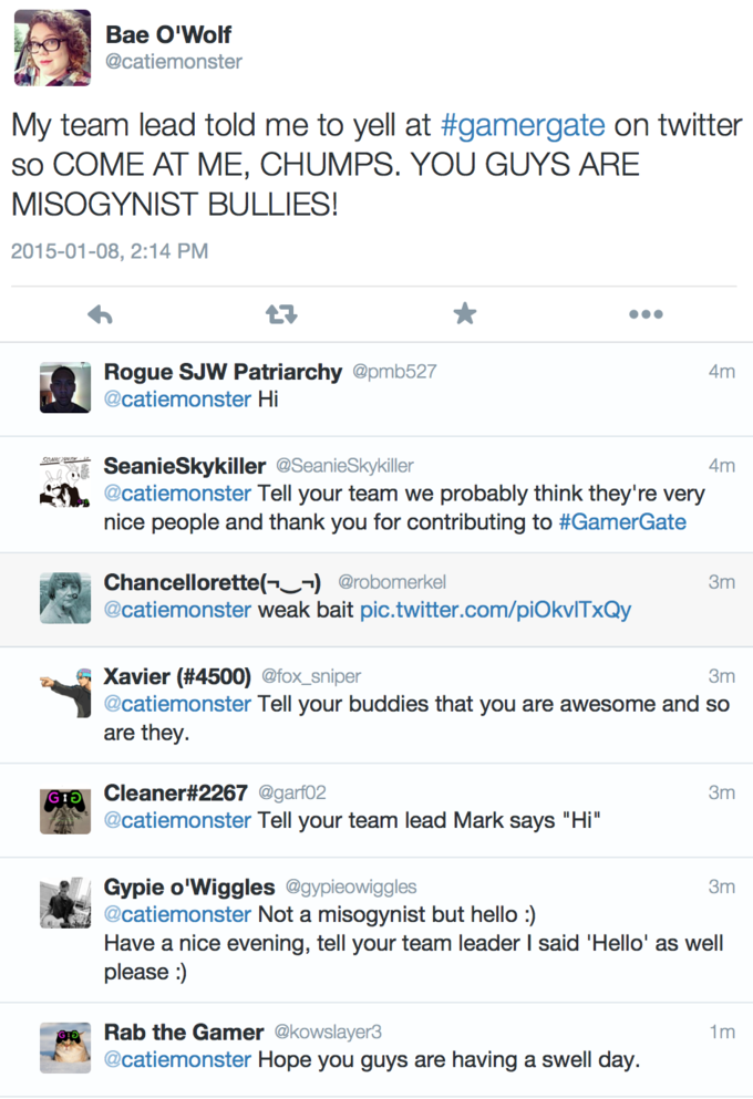 Attempt to bait GamerGate backfires. | Know Your Meme