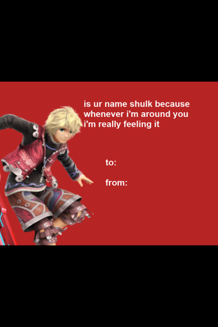 Shulk Valentine #2 | Xenoblade Chronicles | Know Your Meme