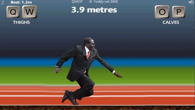 Robert Mugabe QWOP | QWOP | Know Your Meme