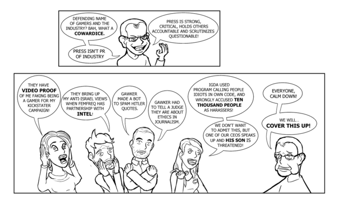cartoon about Ben Kuchera | GamerGate | Know Your Meme