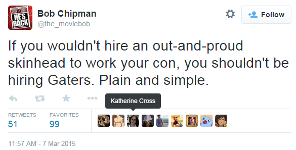 Bob Chipman says stuff. DiGRA retweets. | GamerGate | Know Your Meme
