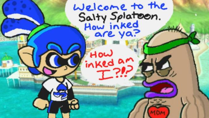 The Salty Splatoon! | Splatoon | Know Your Meme