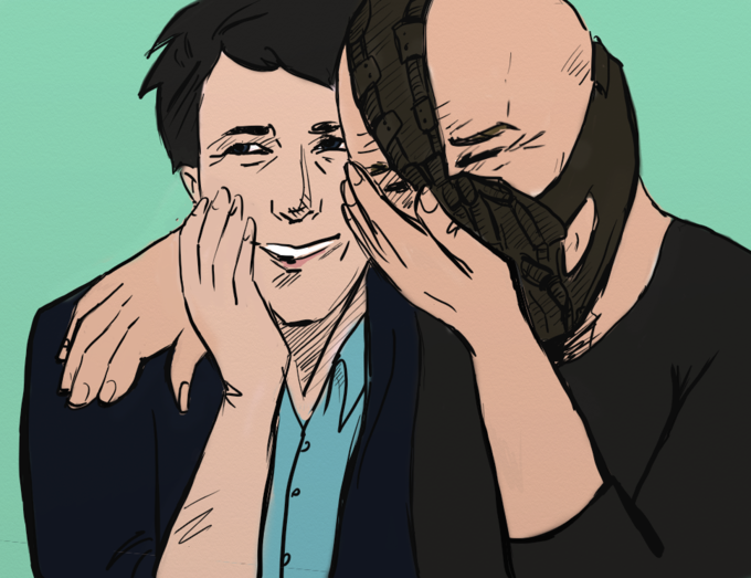 laughing_big_guys.png | Girls Laughing | Know Your Meme