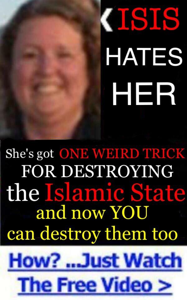 ISIS Hates Her One Weird Trick Doctors Hate Him Know Your Meme