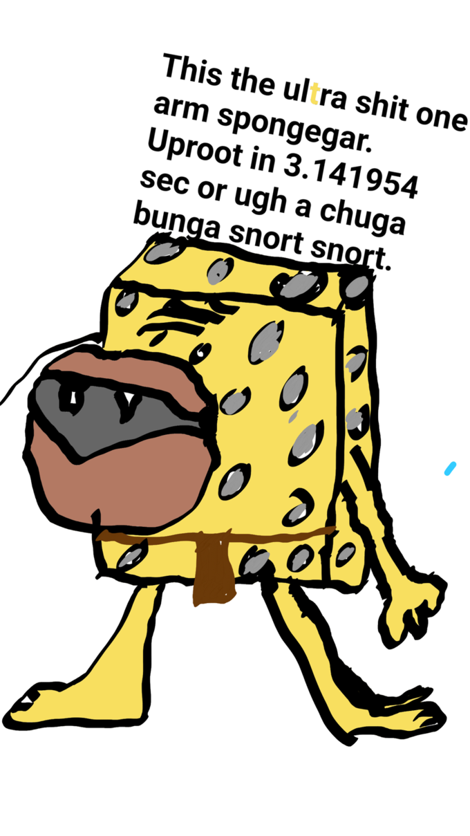 One Arm Spongegar | SpongeGar / Primitive Sponge / Caveman Spongebob ...