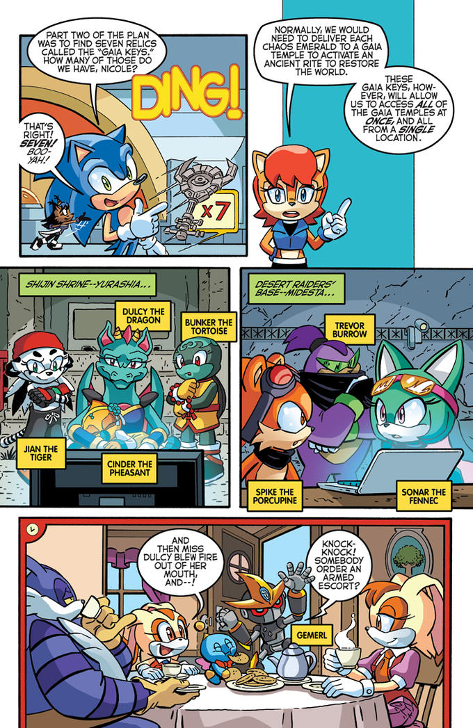 STH #283 - Preview Page 3 | Archie Sonic Comics | Know Your Meme