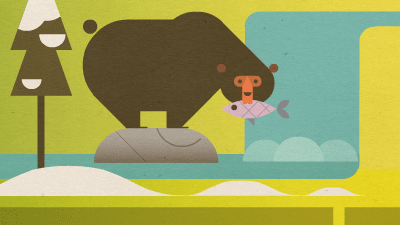 Bear with Fish | Perfectly Looped GIFs | Know Your Meme