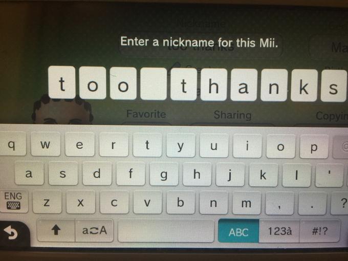 Mii: too thanks | Me Too Thanks | Know Your Meme