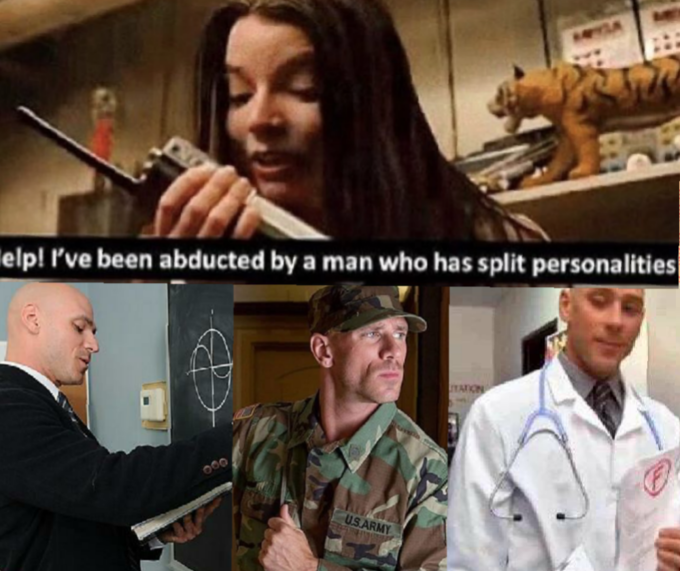 Split Variation | Multiple Personalities Captor | Know Your Meme