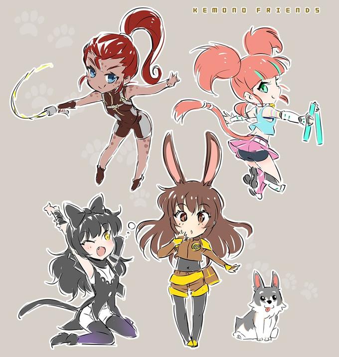 Faunus chibis (No gas necessary.) | RWBY | Know Your Meme