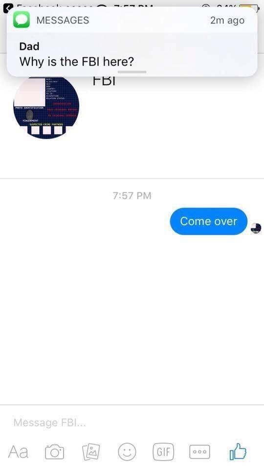 me: FBI come over | "Why Is the FBI Here?" | Know Your Meme