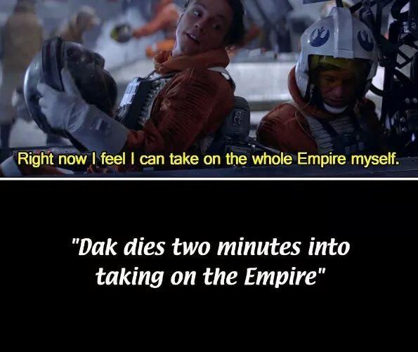 "Dak dies 2 minutes into taking on the Empire" | Know Your Meme